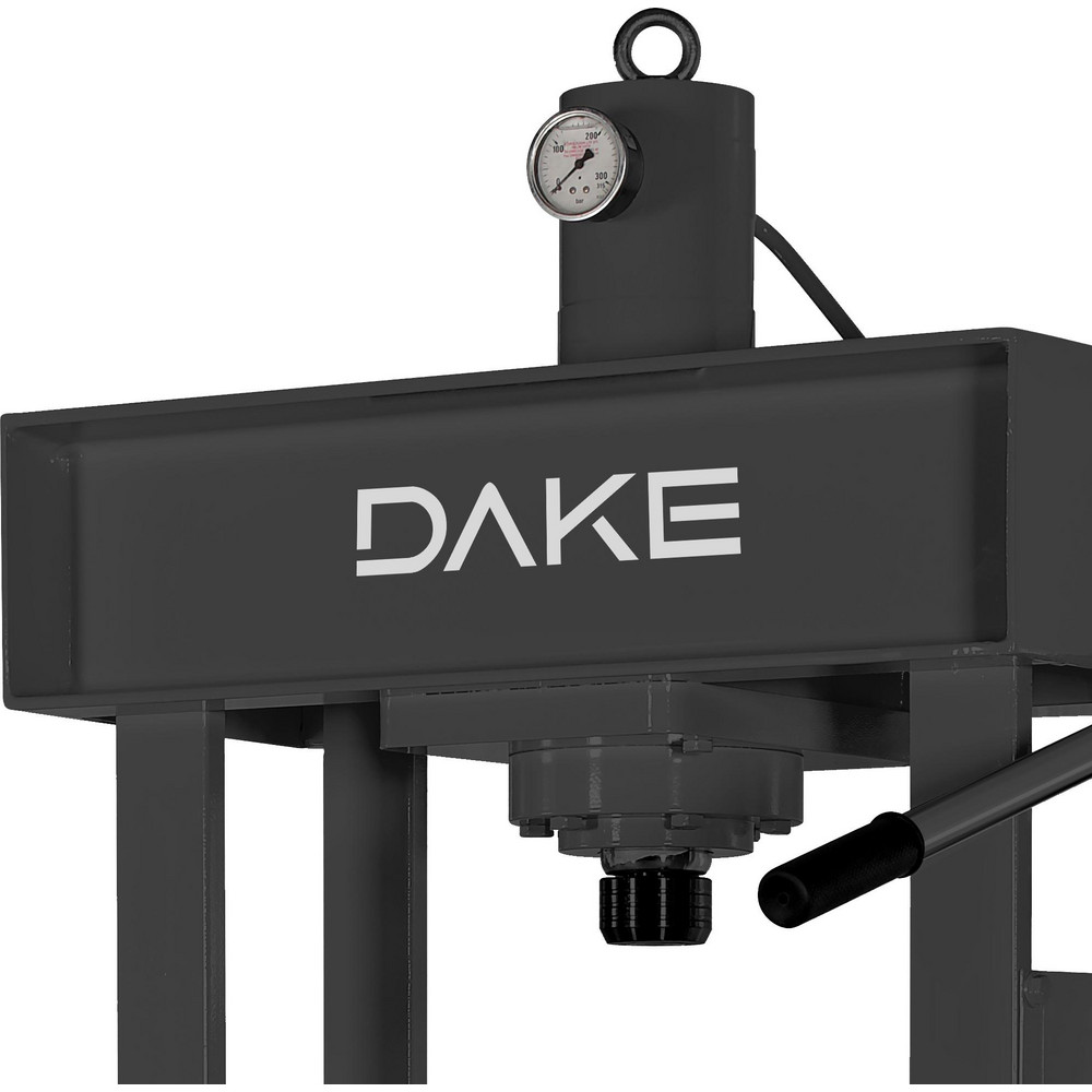 Dake - 20 Ton Manual Shop Press: H-Frame, 6.0000" Stroke | MSC Direct