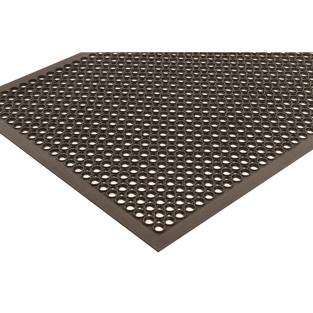 Notrax - Anti-Fatigue Mat: 3' Long, 3' Wide, 1/2 Thick, Natural Rubber ...