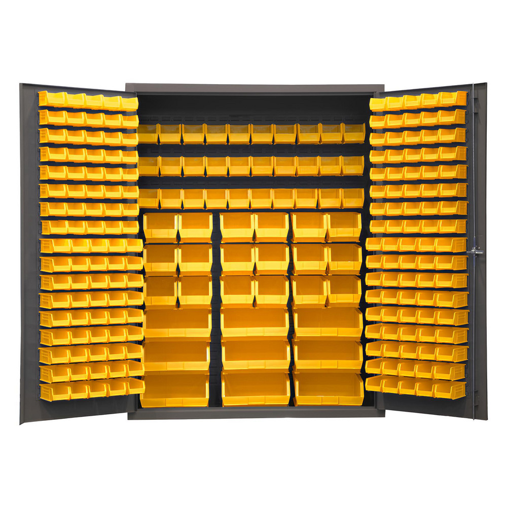 Durham - Steel Bin Cabinet: 60" Wide, 78" High | MSC Direct