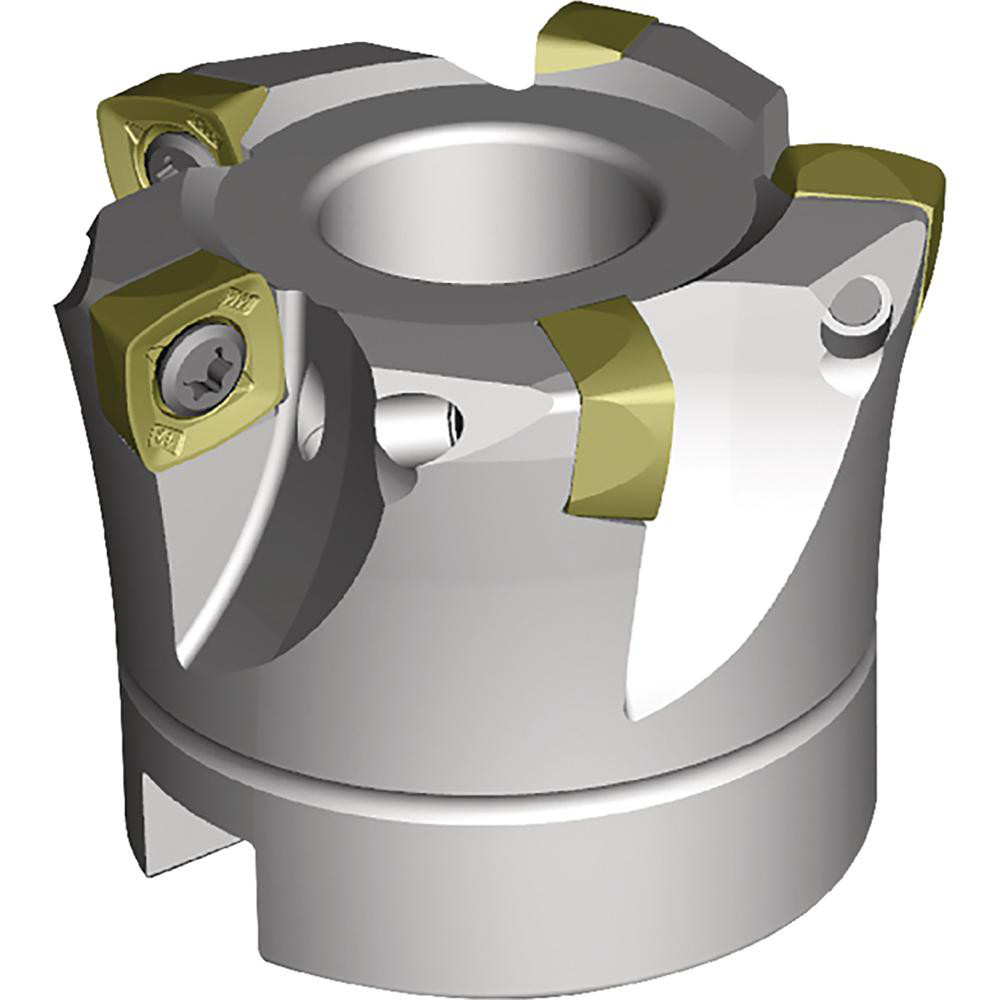 Widia - Indexable High-Feed Face Mill: 1.4581 to 2" Cut Dia, 0.75" Arbor Hole | MSC Direct