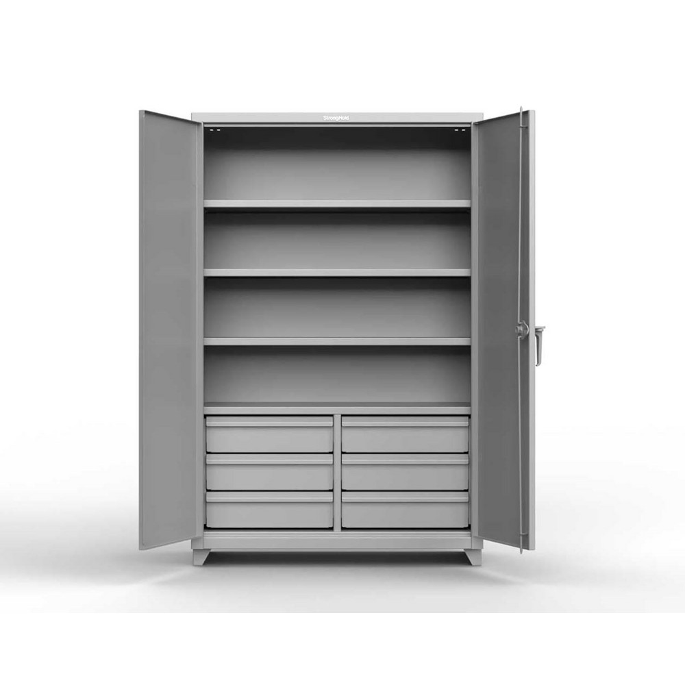 Strong Hold - Steel Extra Heavy Duty Storage Cabinet: 60" Wide, 24 ...