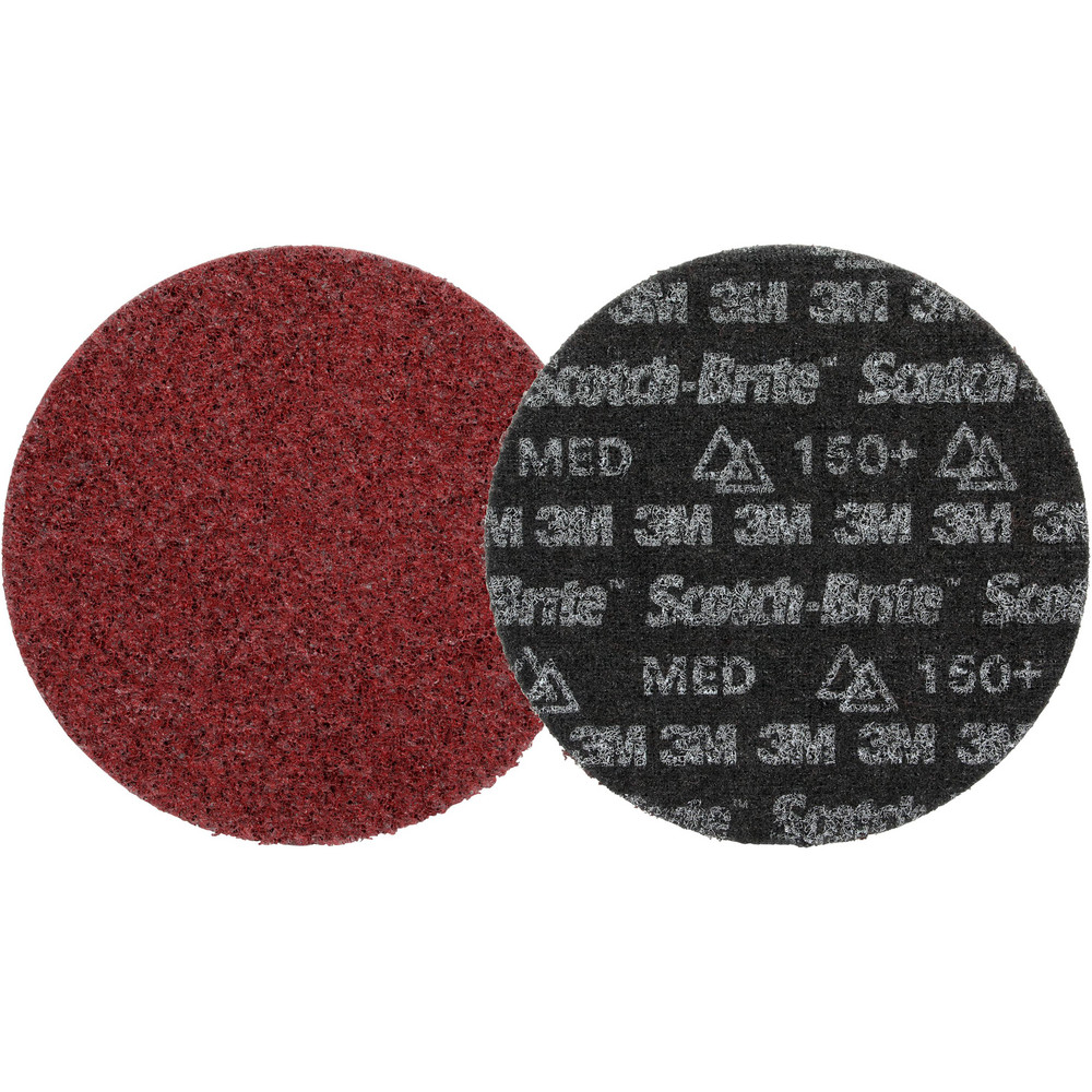 3M - Hook & Loop Disc: 4" Dia, 150 Grit, Non-Woven, Precision Shaped ...