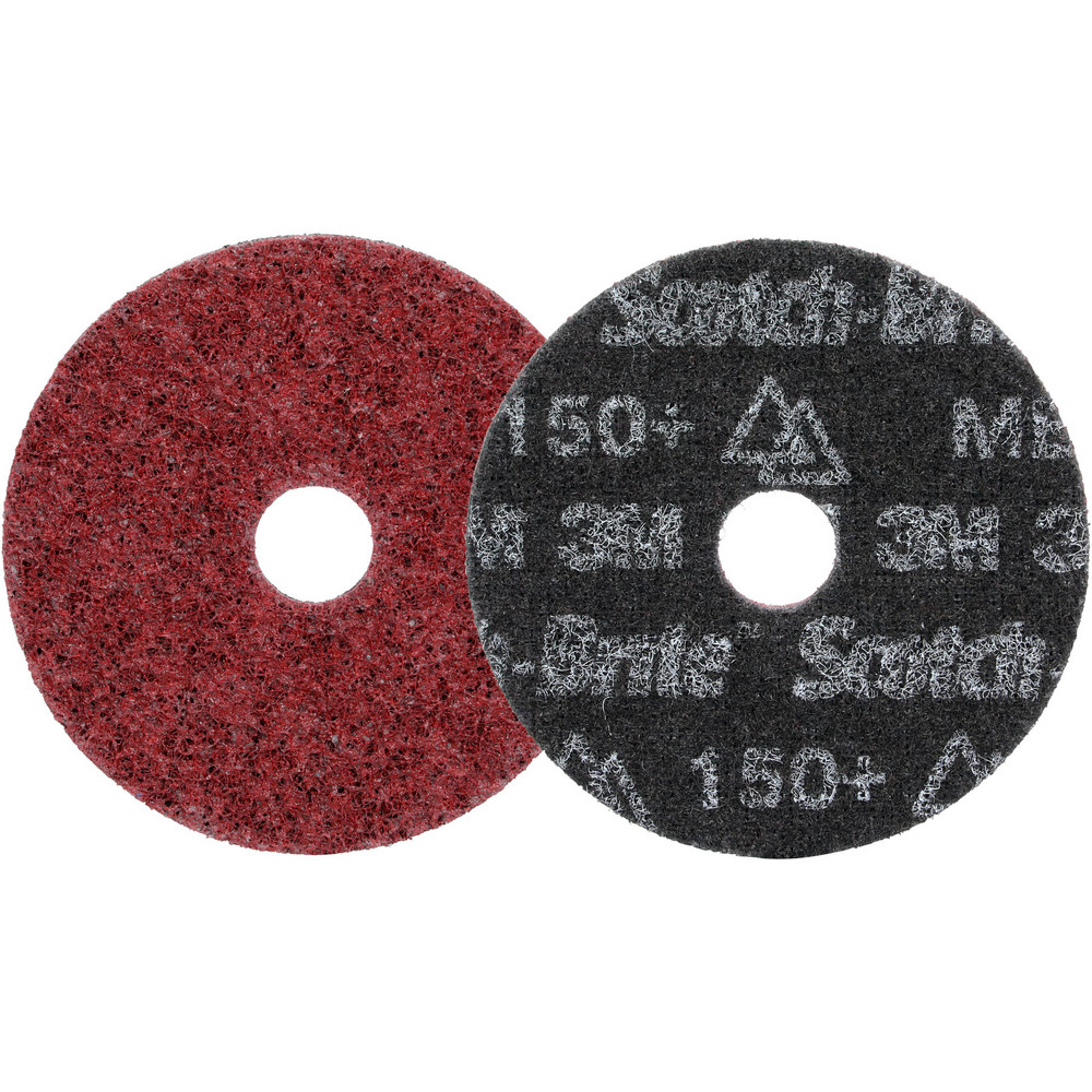 3M - Hook & Loop Disc: 4-1/2" Dia, 7/8" Hole, 150 Grit, Non-Woven ...