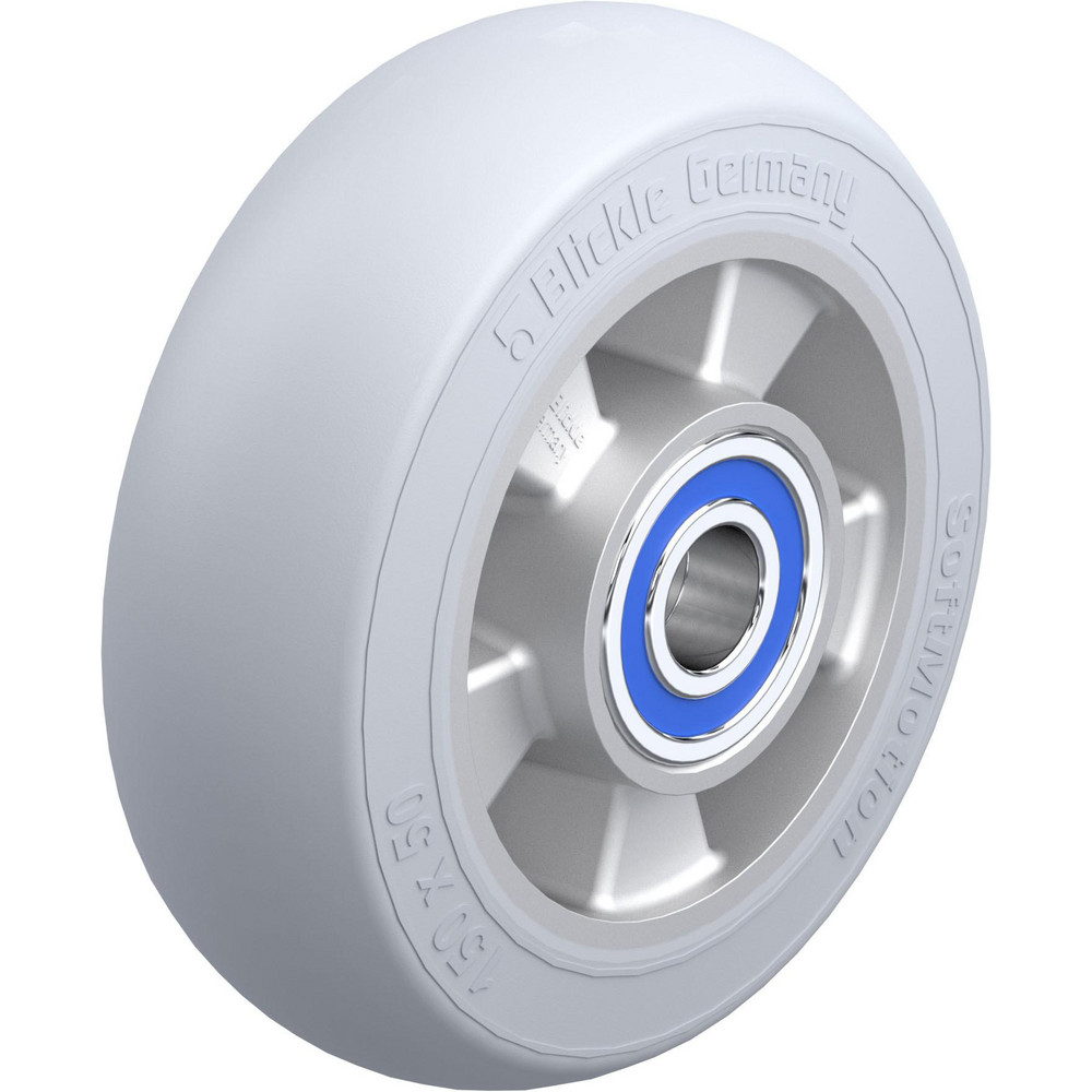 Blickle - Rigid & Swivel Caster Wheel: Rubber, 6" Dia, 2" Wide | MSC Direct