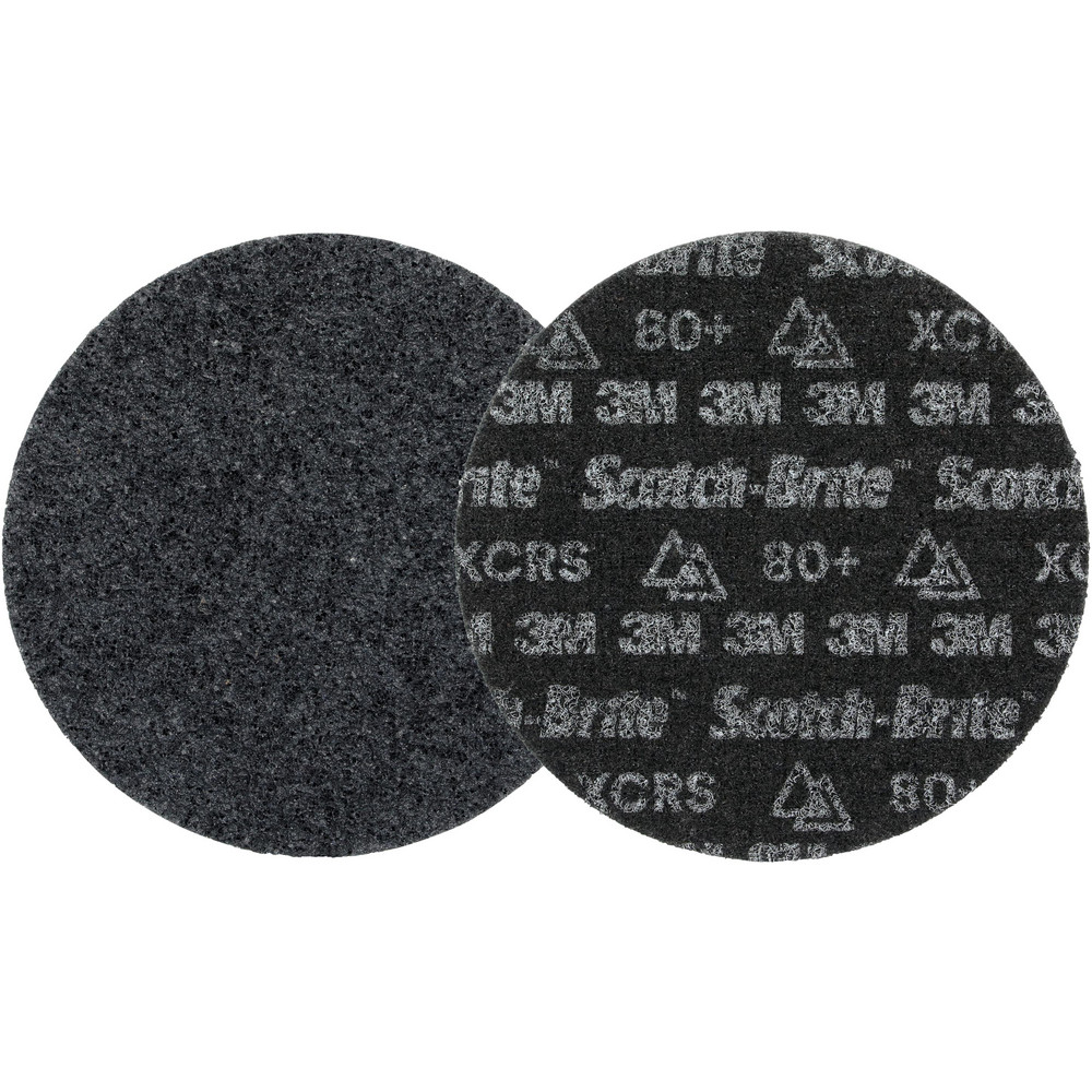 3M - Hook & Loop Disc: 5" Dia, 80 Grit, Non-Woven, Precision Shaped ...