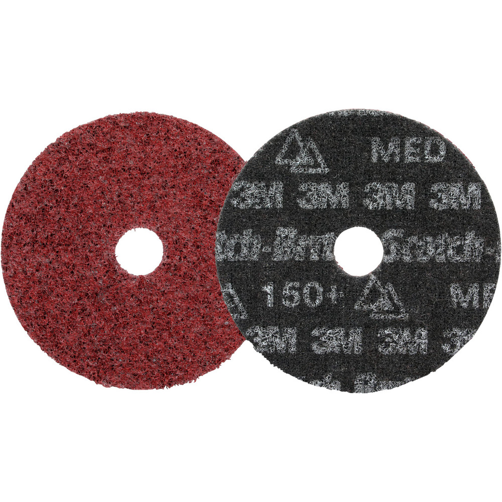 3M - Hook & Loop Disc: 5" Dia, 7/8" Hole, 150 Grit, Non-Woven ...