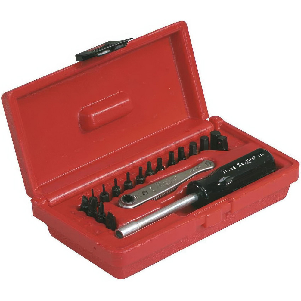Xcelite - Screwdriver Set: 19 Pc, Hex, Phillips & Slotted | MSC Direct