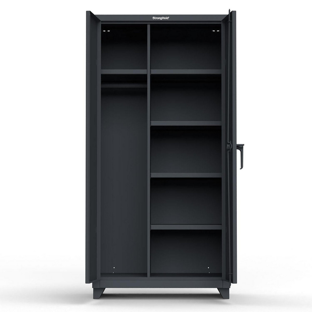 Strong Hold - Steel Wardrobe Cabinet: 36" Wide, 24" Deep, 75" High ...