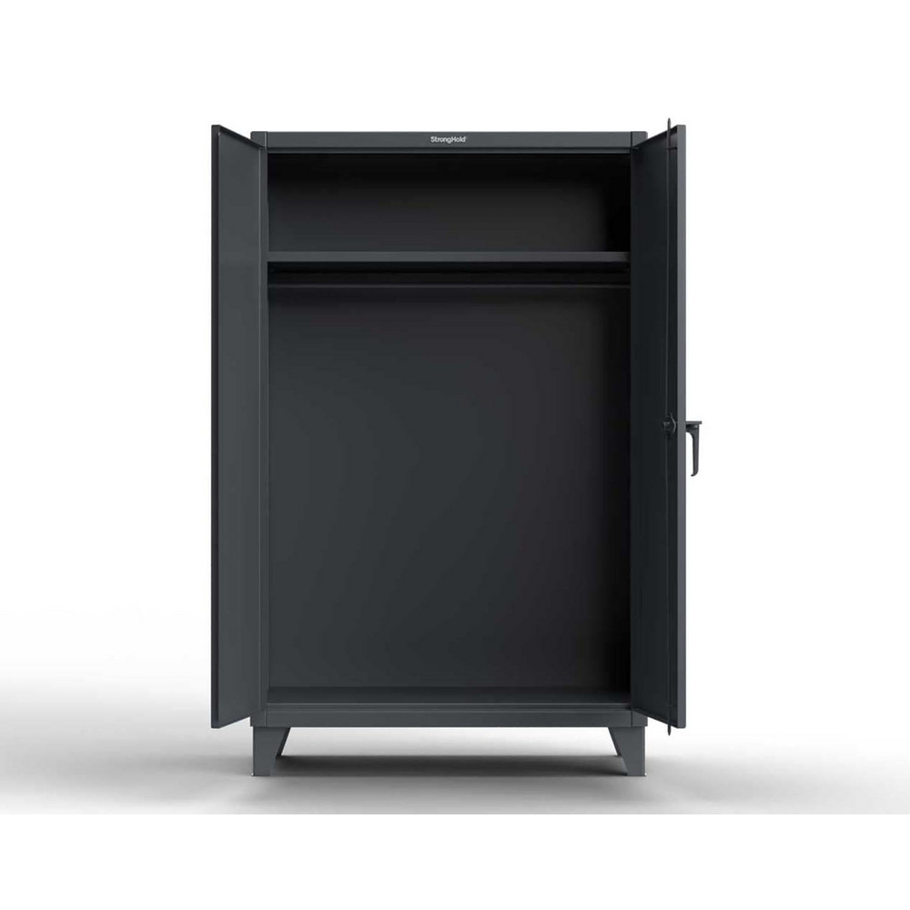 Strong Hold - Steel Wardrobe Cabinet: 48" Wide, 24" Deep, 66" High ...