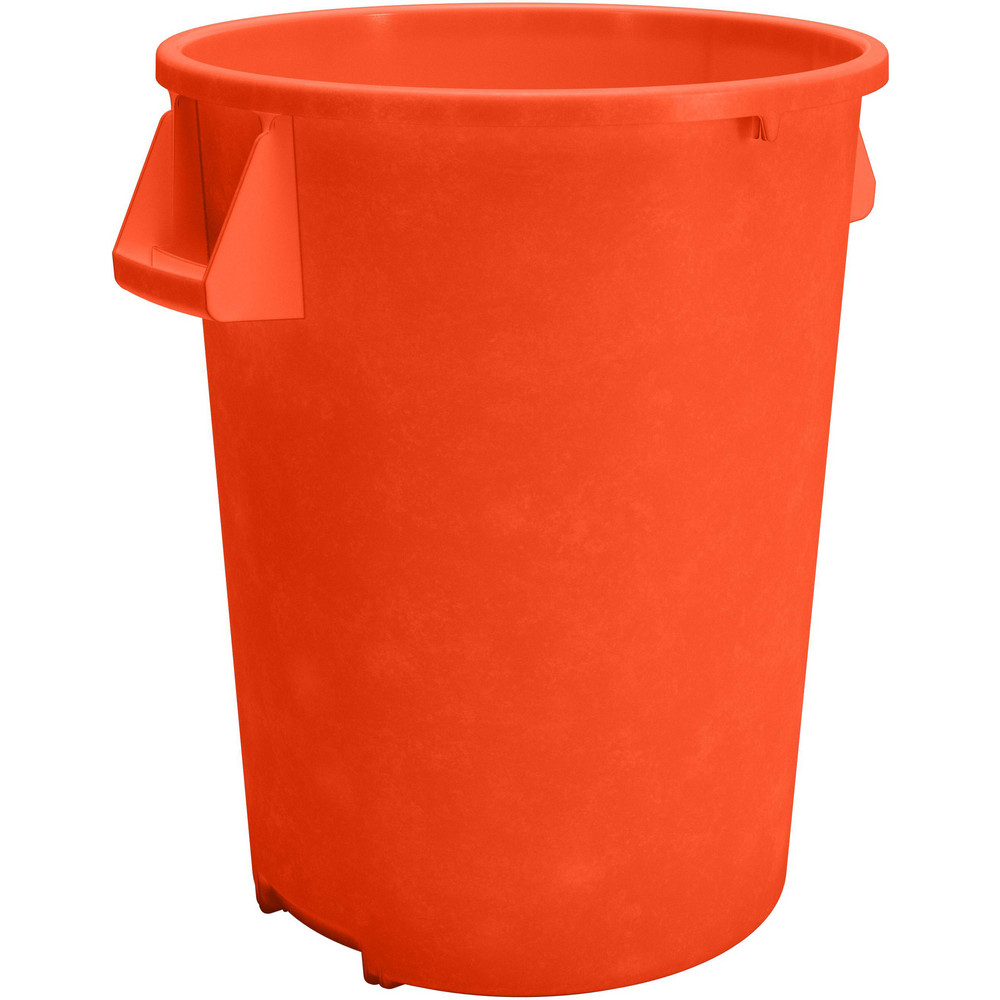 Carlisle - Bronco™ 44 gal Round Trash Container, Orange | MSC Direct