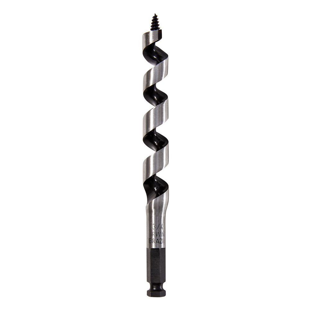 Irwin - Auger & Utility Drill Bits: Auger Bit Size: 0.75 in; Shank ...