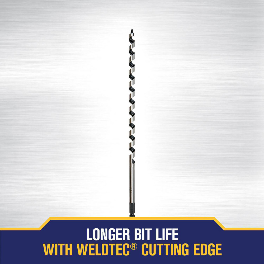 Irwin - Auger & Utility Drill Bits: Auger Bit Size: 0.625 in; Shank ...