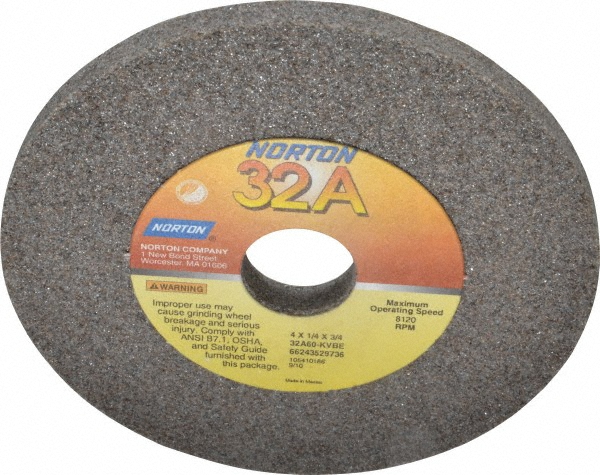 Norton - 60 Grit Aluminum Oxide Type 1 Internal Grinding Wheel ...