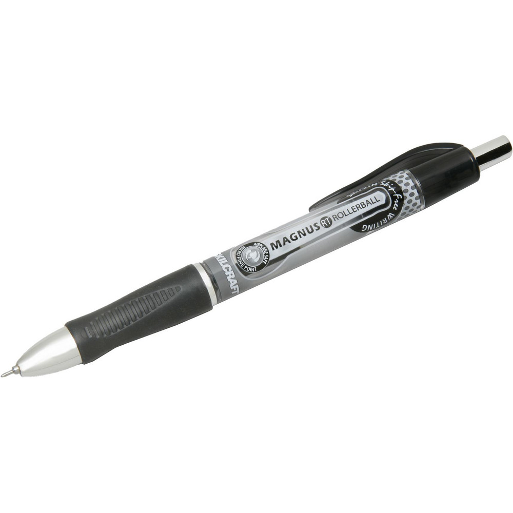 AbilityOne - .5MM BLK MICRO PT 12PK MAGNUS ROLLERBALL PEN | MSC Direct