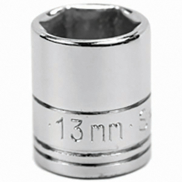SK - Standard Hand Socket: 1/4" Drive, 13.00 mm Socket, 6-Point | MSC ...