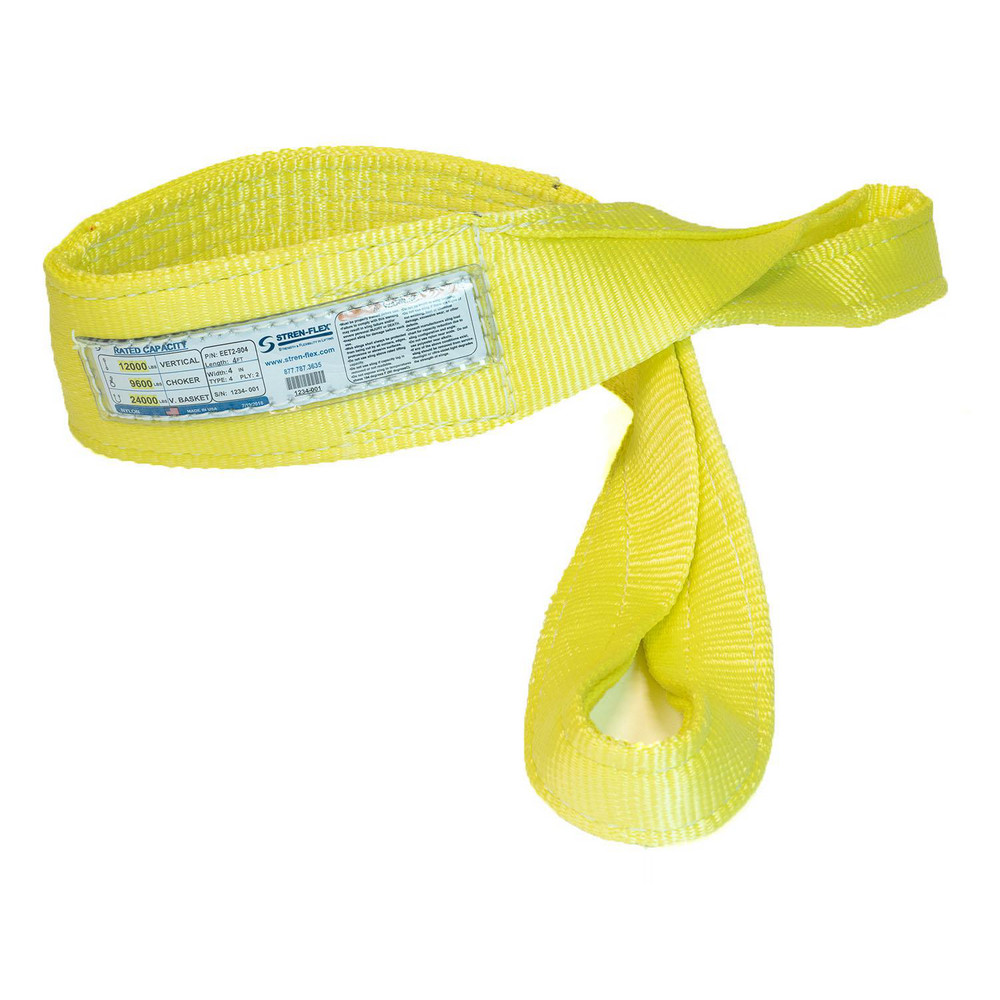 Stren-Flex - Slings & Tiedowns (Load-Rated); Sling Type: Eye & Eye ...