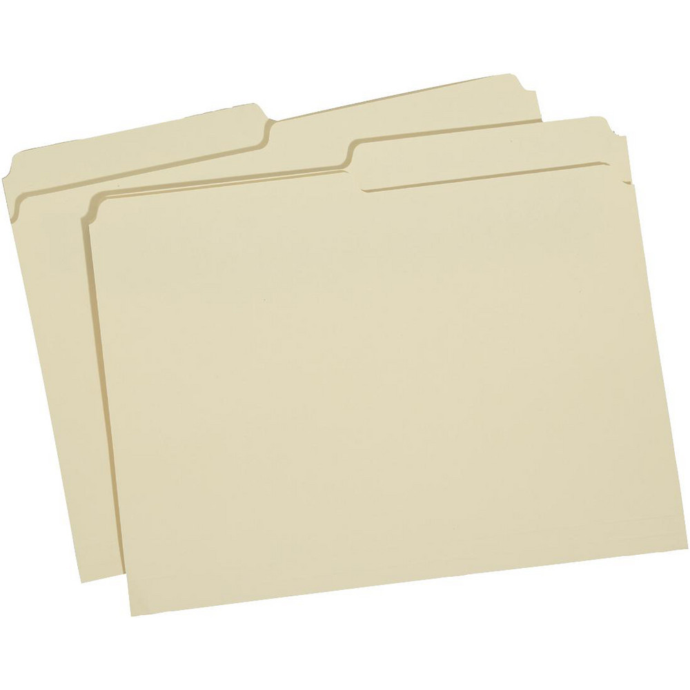 AbilityOne - 1/2 CUT LTR 100/BX MANILA FILE FOLDER | MSC Direct