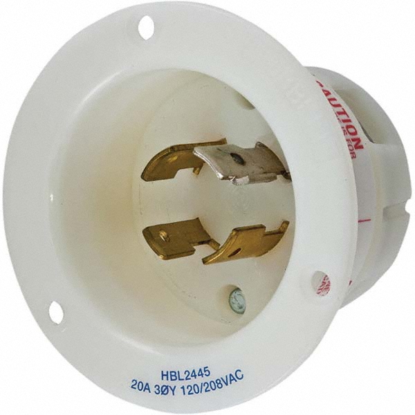Hubbell Wiring Device-Kellems - Locking Inlet: Inlet, Industrial, L18 ...