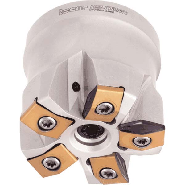 Iscar - Indexable High-Feed Face Mill: 1.89 to 2.5" Cut Dia, 1" Arbor ...