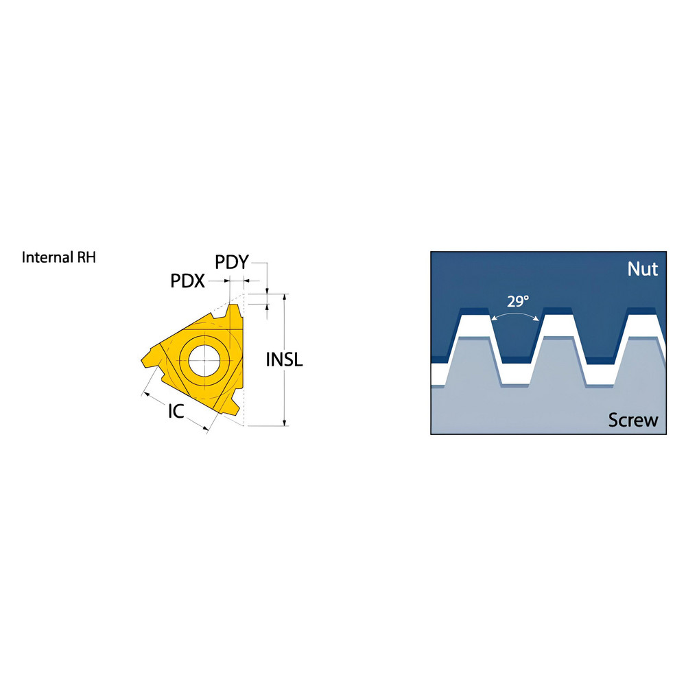 Ingersoll Cutting Tools - Drill Cartridges: BTA, Peripheral, 1, 2807 ...
