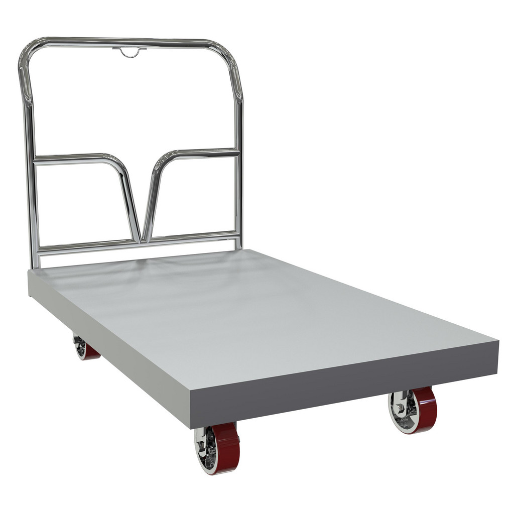Vestil - Platform Truck: Steel, 10" High, 48" Long, | MSC Direct