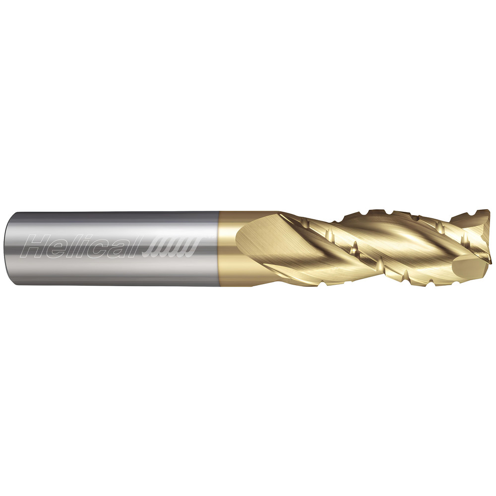 Helical Solutions - Corner Radius End Mill: 1/2" Dia, 5/8" LOC, 0.0300 ...