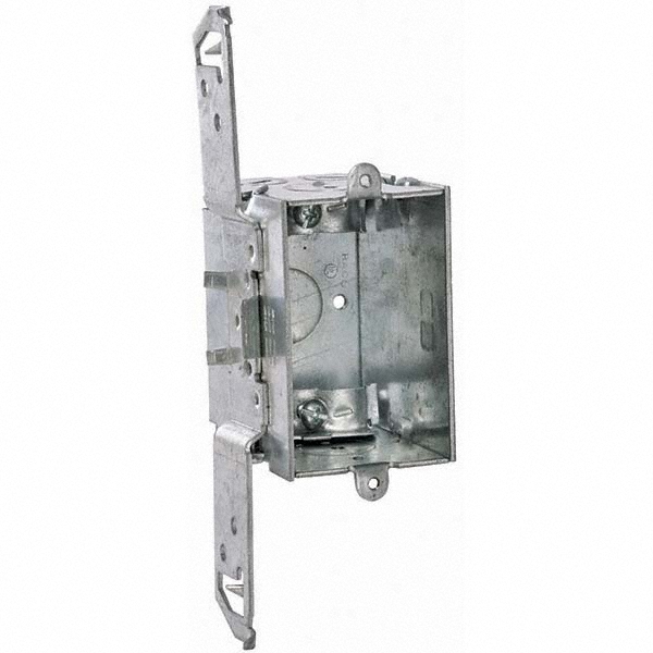Hubbell-Raco - Electrical Device Box: Steel, Rectangle, 7" OAH, 2-1/2 ...