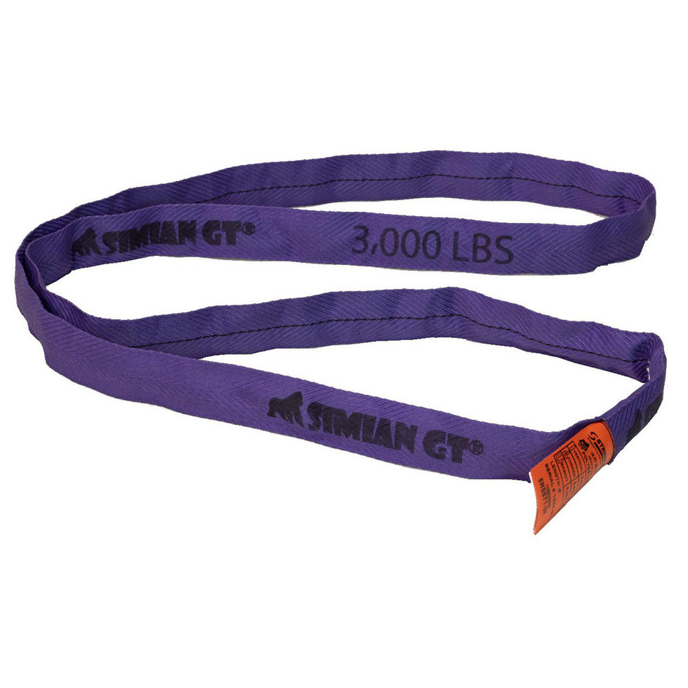 Stren-Flex - Endless Round Sling: 6' Long, 3000 lb Vertical Capacity ...
