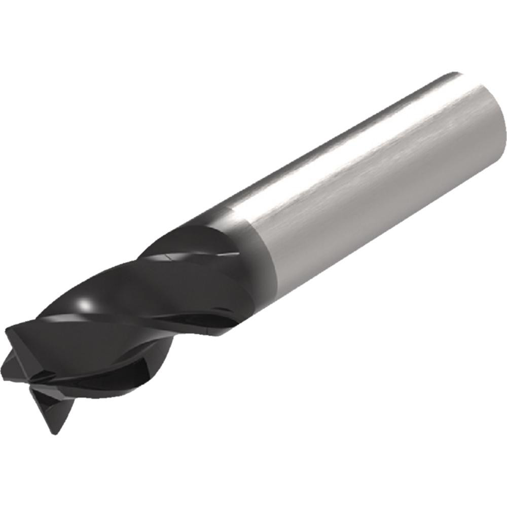 Widia - Corner Radius End Mill: 1/8" Dia, 1/4" LOC, 0.0150" Radius, 4 ...