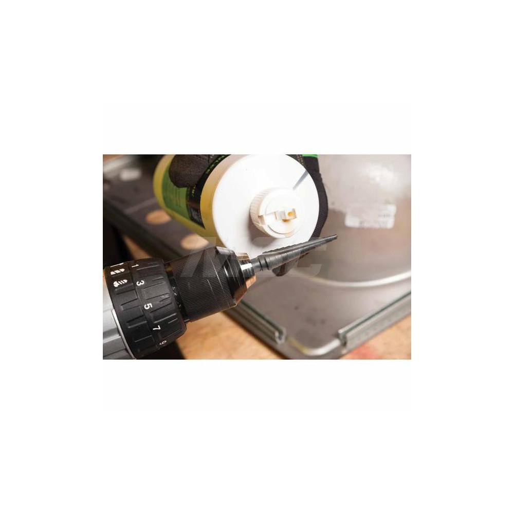 Greenlee - Step Drill Bit: 1/8" Min, 1/2" Max, 3/8" Shank Dia, Cobalt ...