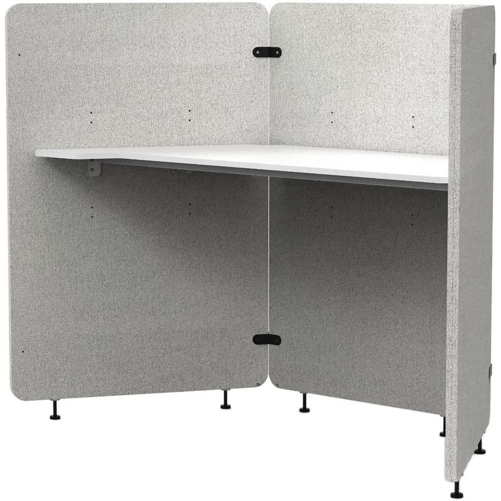 Luxor - Office Cubicle Partitions: Work Pod, Gray | MSC Direct