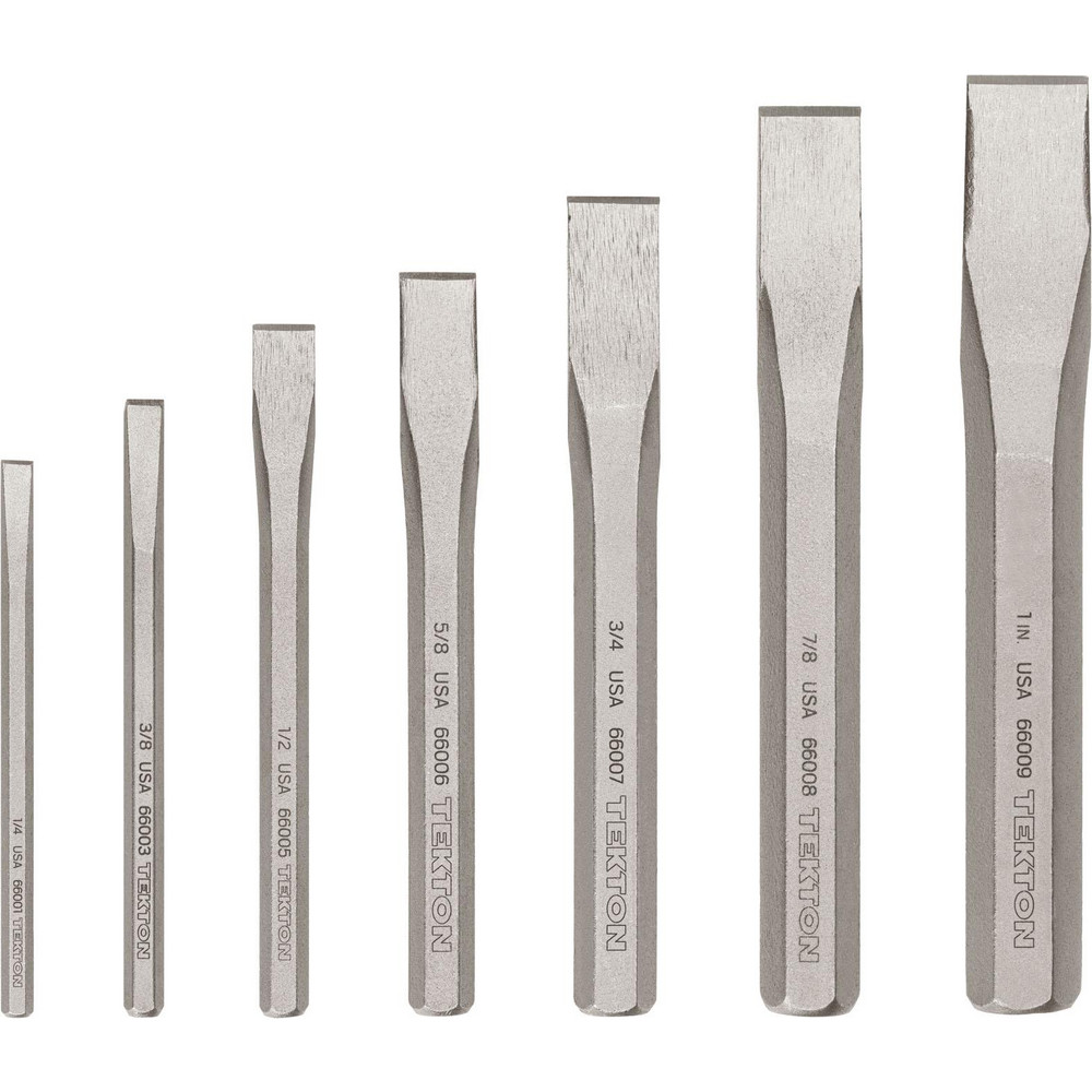 Tekton - Chisel Sets: Cold Chisel Set, Steel, None, None | MSC Direct