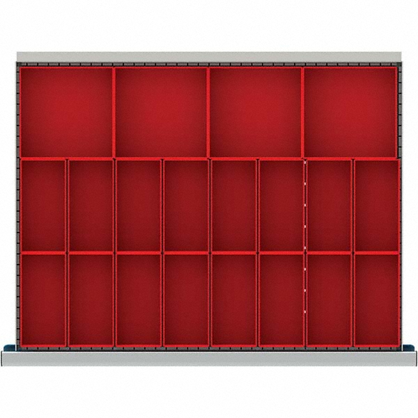 LISTA - 20-Compartment Drawer Divider Layout for 3.15" High Drawers ...
