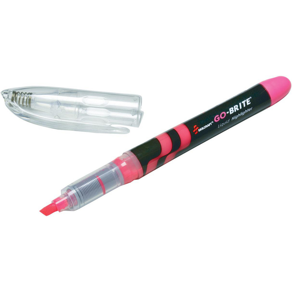 AbilityOne - PINK INK 6/PK LIQUID HIGHLIGHTER | MSC Direct