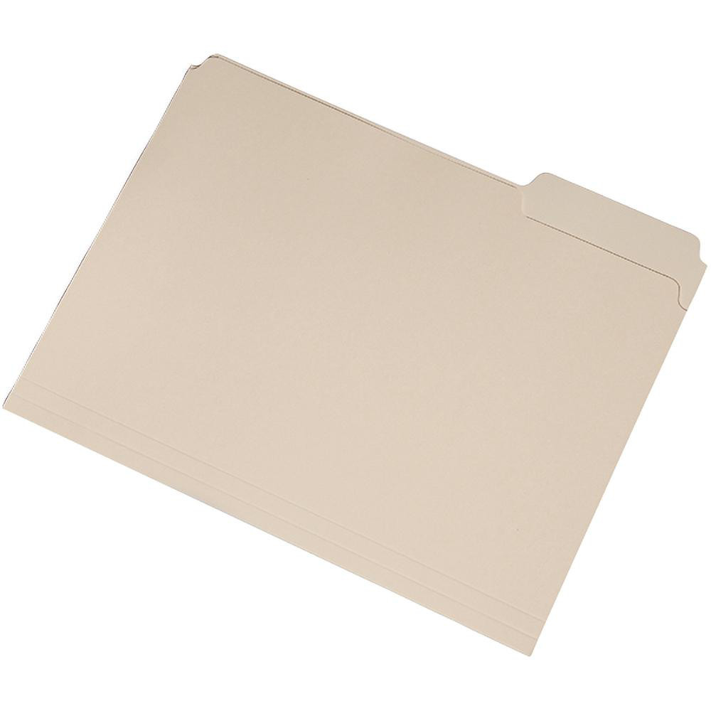 AbilityOne - 3POS 1/3 CUT LTR 100BX SINGLE TAB FILE FOLDER | MSC Direct