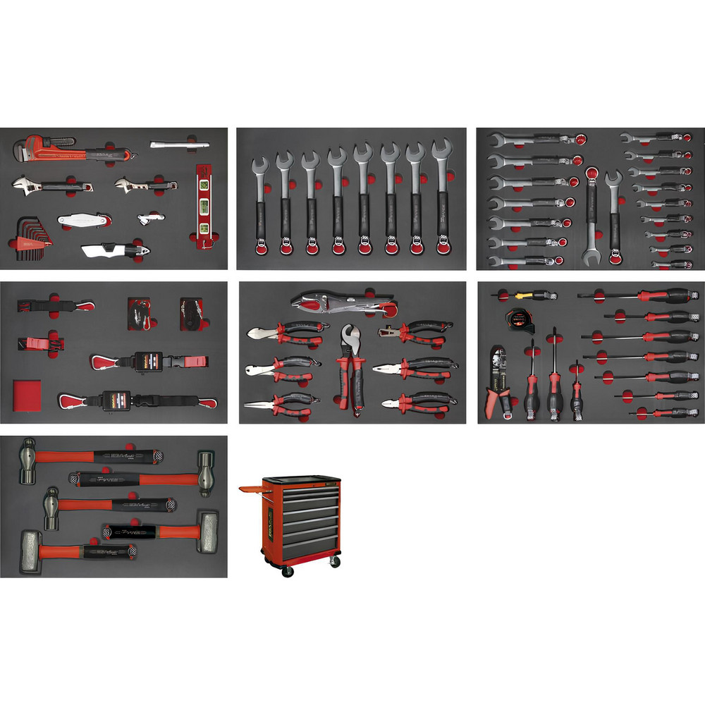 EGA Master - Combination Hand Tool Sets: Set Type: Antidrop Tool Set ...