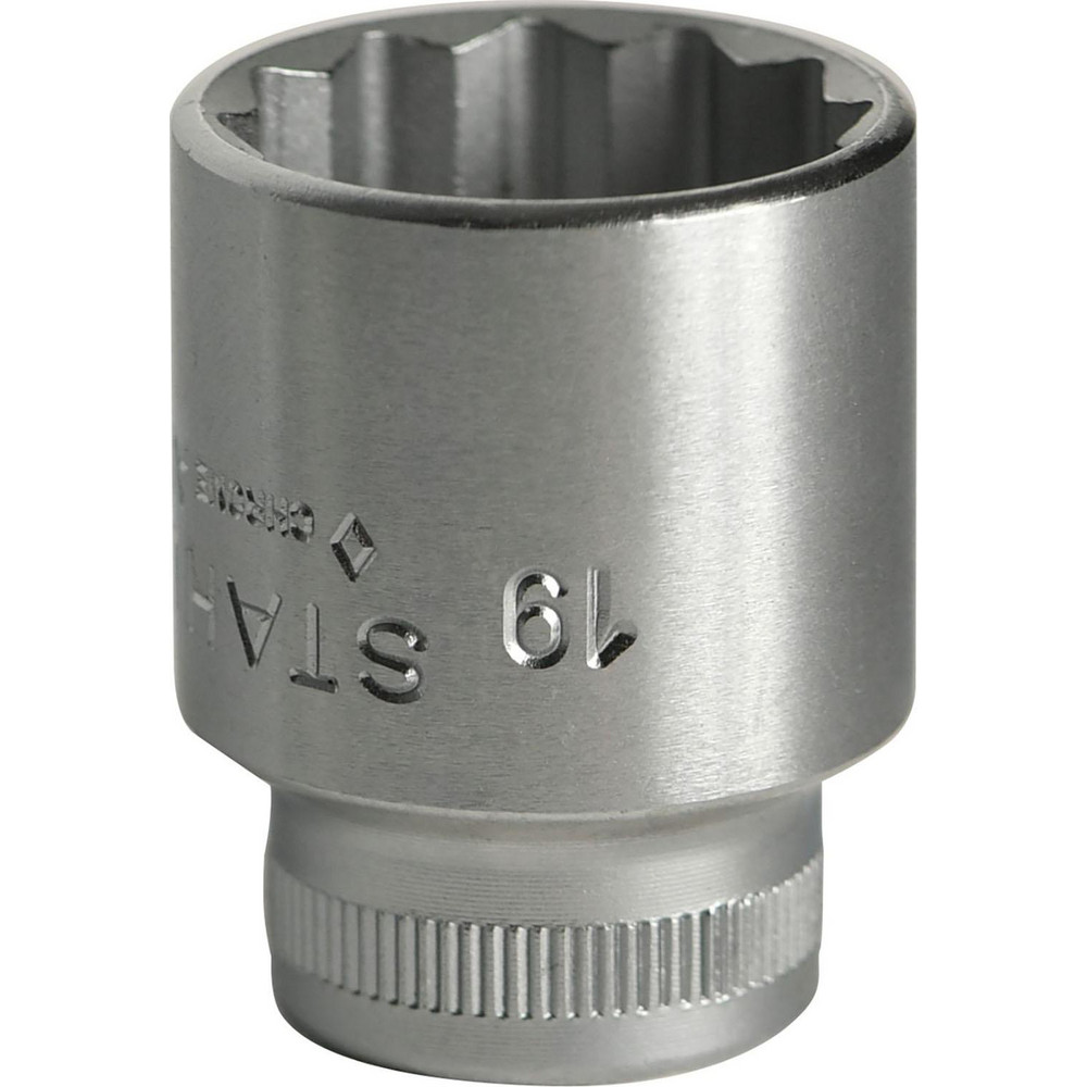 Stahlwille - Standard Hand Socket: 3/8" Drive, 20.00 mm Socket, 12 ...