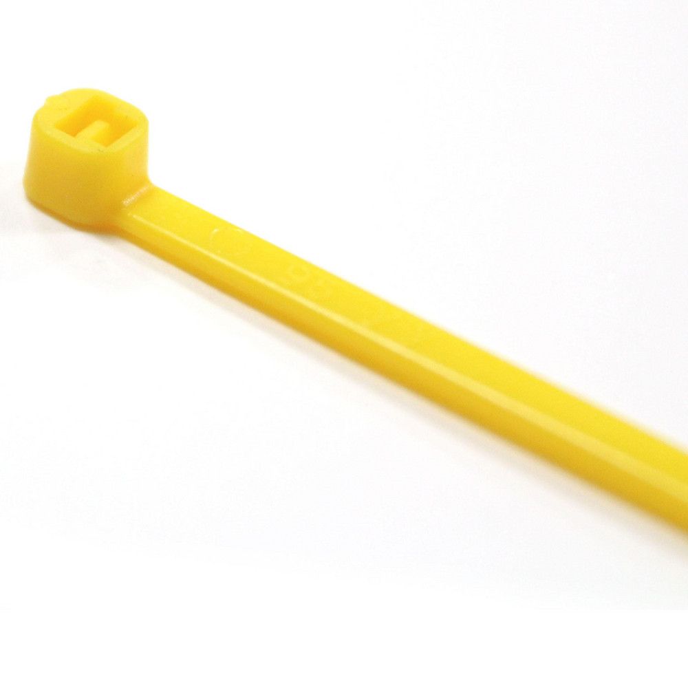 PRO-SOURCE - Standard Cable Tie: Plastic Pawl, 8" Long, Yellow ...