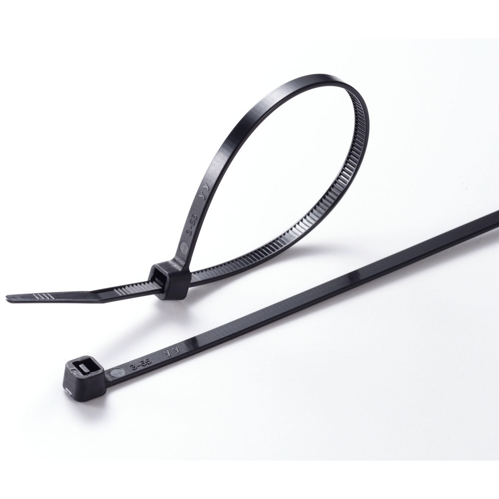 PRO-SOURCE - Standard Cable Tie: Plastic Pawl, 24" Long, Black ...