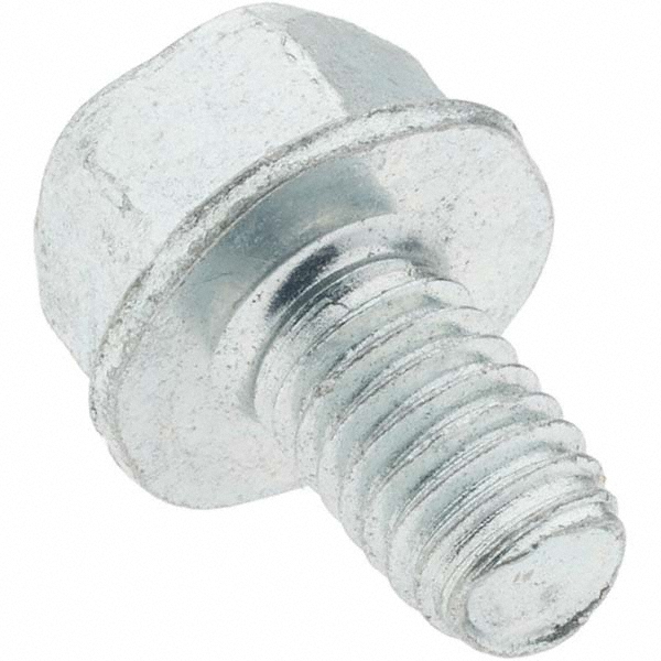 Value Collection - M6x1.0 Coarse 16mm Long Hex Thread Cutting Screw ...
