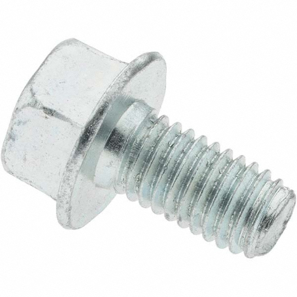 Value Collection - M8x1.25 Coarse 30mm Long Hex Thread Cutting Screw ...