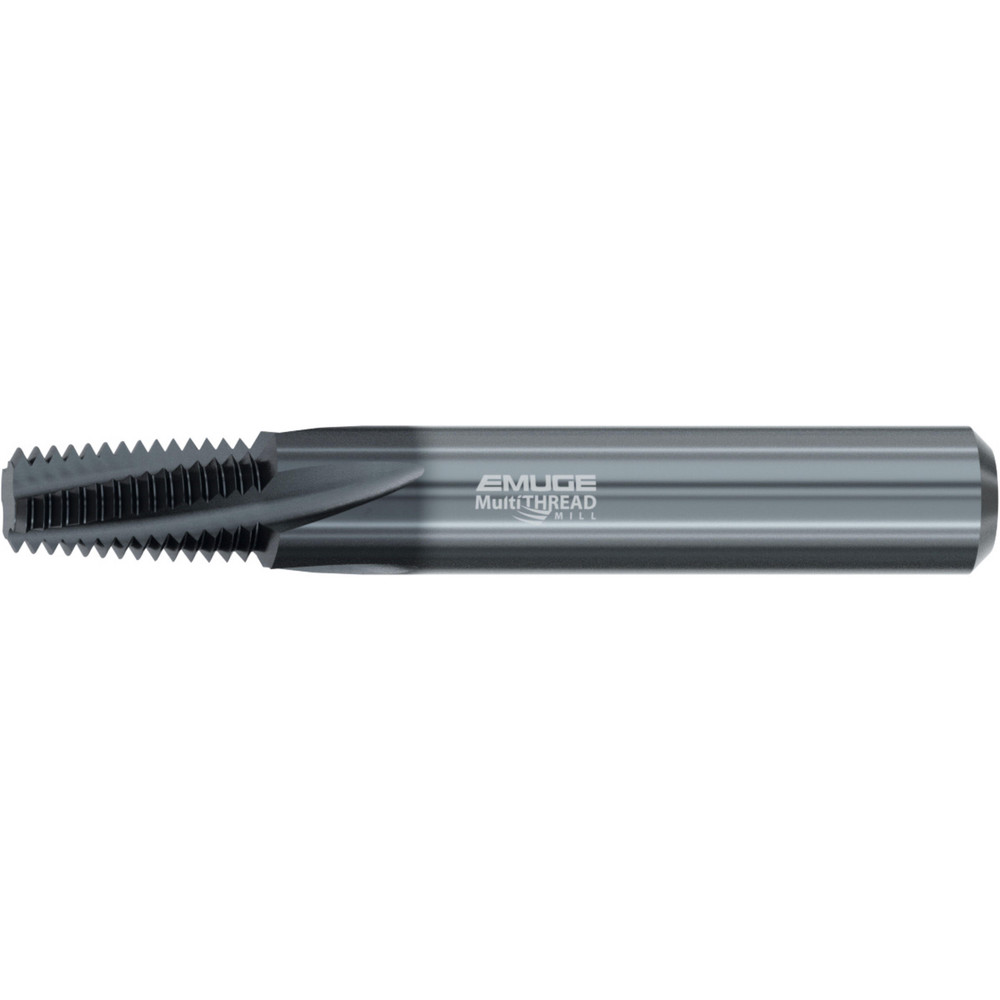 Emuge - Helical Flute Thread Mill: 1/16-27 - 1/8-27, NPT, 4 Flute ...