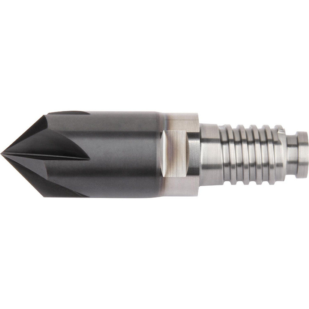 Widia - Corner Radius & Corner Chamfer End Mill Heads; Chamfer Width ...