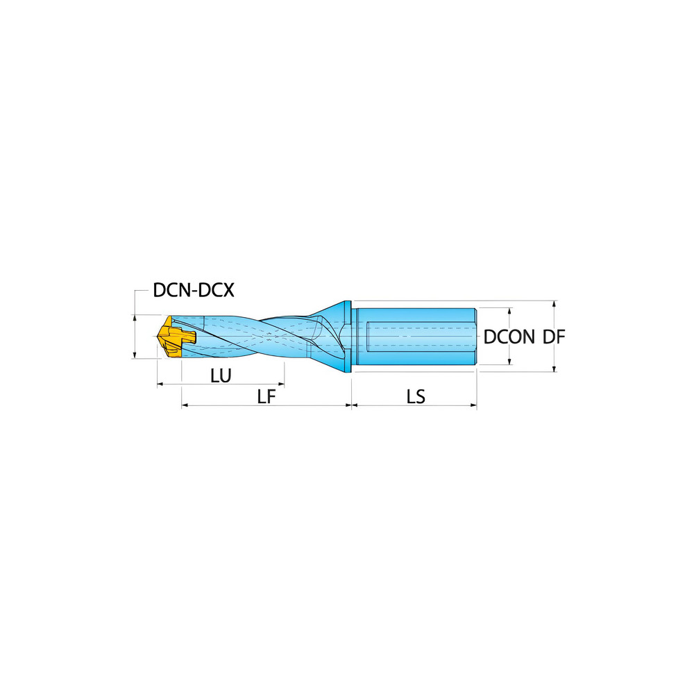Ingersoll Cutting Tools - Replaceable-Tip Drill: 13 to 13.4 mm Dia, 39 ...