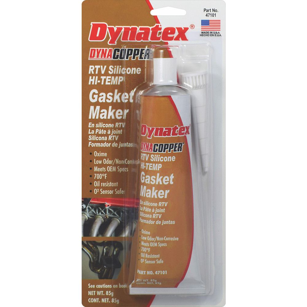 Dynatex - Gasket Sealants: Chemical Type: RTV Silicone; Container Size ...