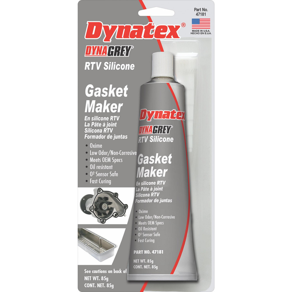 Dynatex - Gasket Sealants: Chemical Type: RTV Silicone; Container Size ...