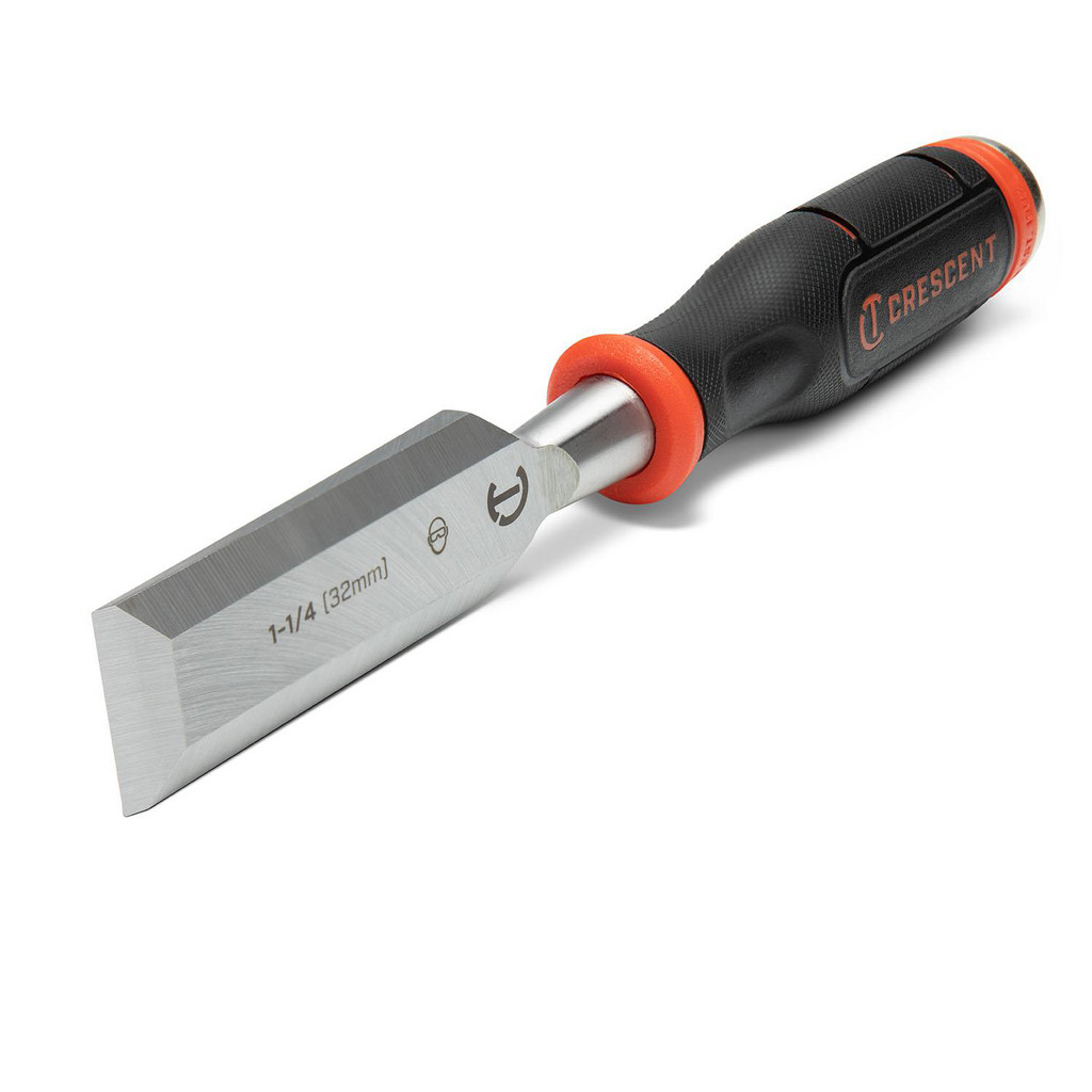 Crescent - Wood Chisel: 1/4" Blade Width, 9-1/2" OAL, Straight Tip ...