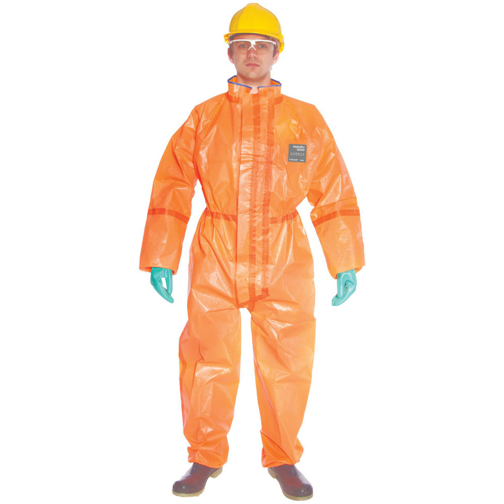 Ansell - Disposable Coveralls: Size 5X-Large, 0.2569 oz, Multi-Layer ...