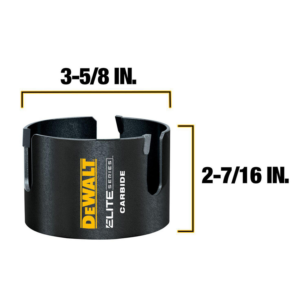 DeWALT - Hole Saw: 3-5/8" Saw Dia, 1-3/4" Cut Depth | MSC Direct
