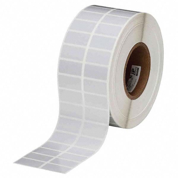 Brady - Label Maker Label: Light Gray, Polyester, 1-1/2" OAW, 10,000 ...